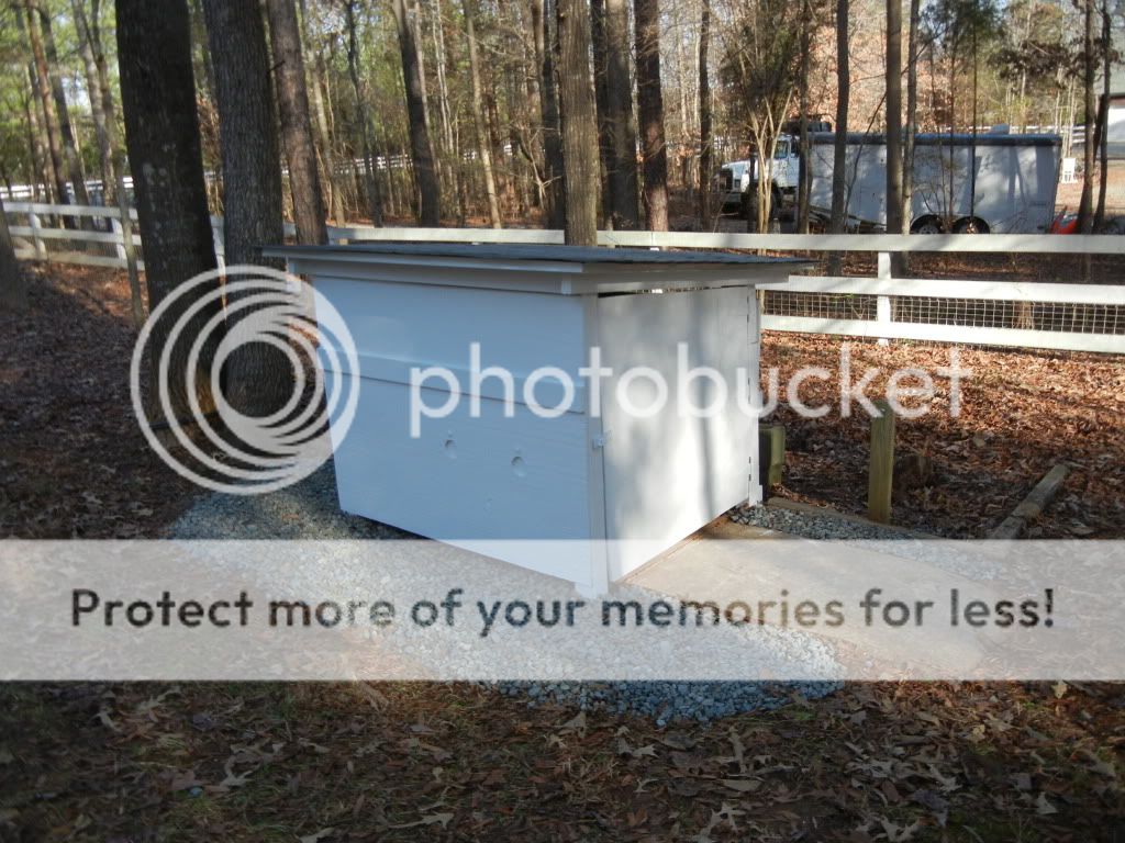 I made my generator shed larger today to cool things down in there ...